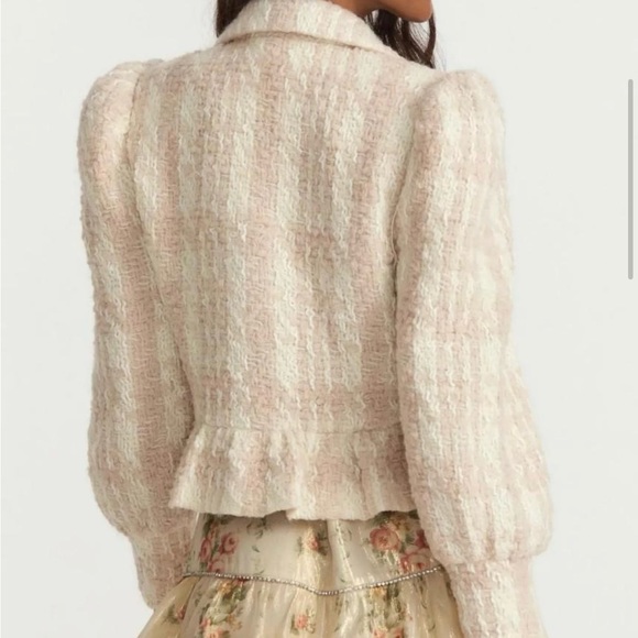 LoveShackFancy | Jackets & Coats | Loveshackfancy Jacket Winter White | Poshmark